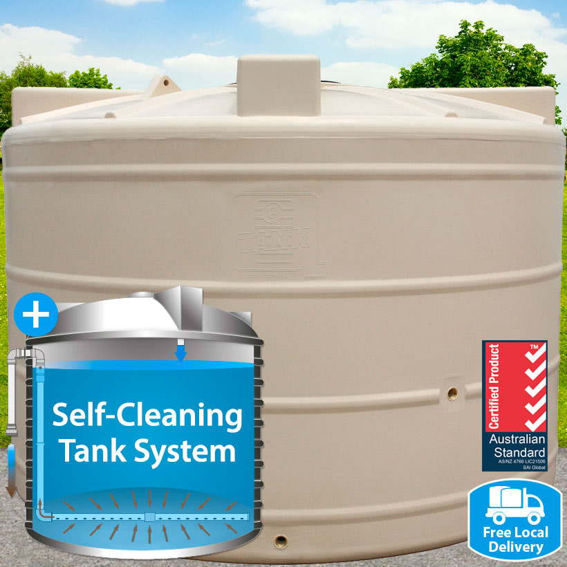 Self-Cleaning Water Tanks - TankVac System | Tank Shop