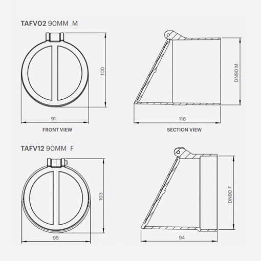 Flap Valves - Frog Flaps (Rain Harvesting) - Tank Shop