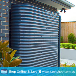 8000 Litre Slimline AQUAPLATE Steel Water Tank - 8000L Kingspan Tank