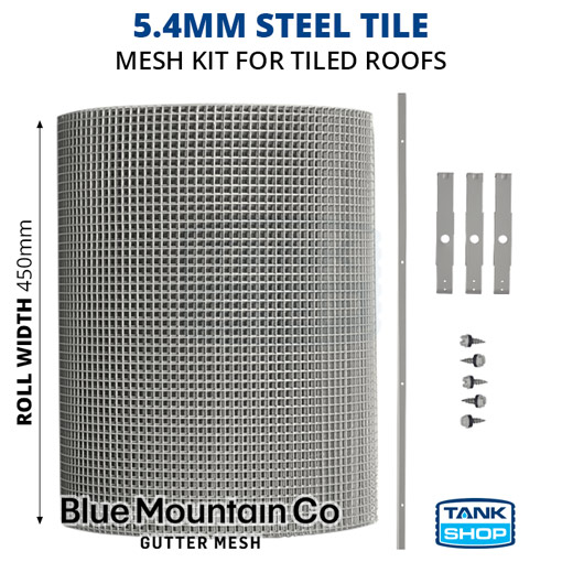 Gutter Mesh - Blue Mountain Mesh - Aluminium & Steel Mesh - Tank Shop