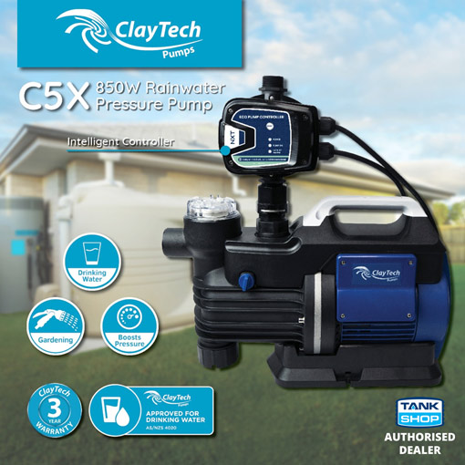 ClayTech C5X Rainwater Pressure Pump - Tank Shop