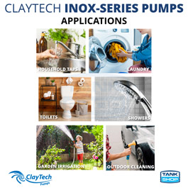 ClayTech Inox 250A Multistage Pressure Pump - ClayTech Inox Series ...