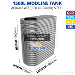AQUAPLATE® Steel Water Tanks - COLORBOND® Tanks - Tank Shop