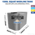 Modline Steel Water Tanks - AQUAPLATE® Rainwater Tanks - Tank Shop
