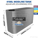 Modline Steel Water Tanks - AQUAPLATE® Rainwater Tanks - Tank Shop