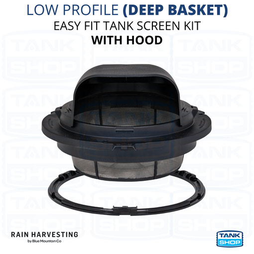 Low Profile (Deep Basket) Easy Fit Tank Screen Kit with Hood TSEF27 ...