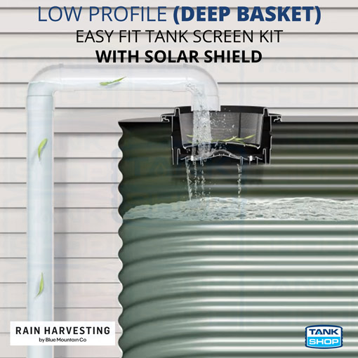 Low Profile (Deep Basket) Easy Fit Tank Screen Kit with Solar Shield ...