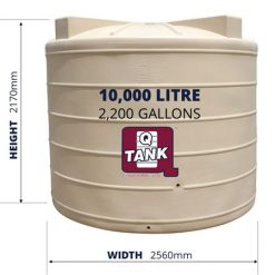 10000 Litre Water Tank "Toilet & Laundry" Package (2200 gal) - Tank Shop