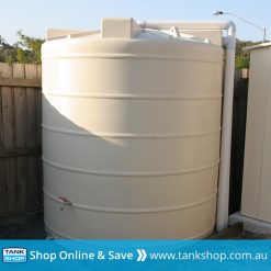 7500 Litre Round Poly Water Tank (QTank) - 2250mm x 2100mm (1650 Gal ...