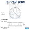400mm Tank Screen (Rain Harvesting) TATS12 - Tank Inlet Strainer |Tank Shop