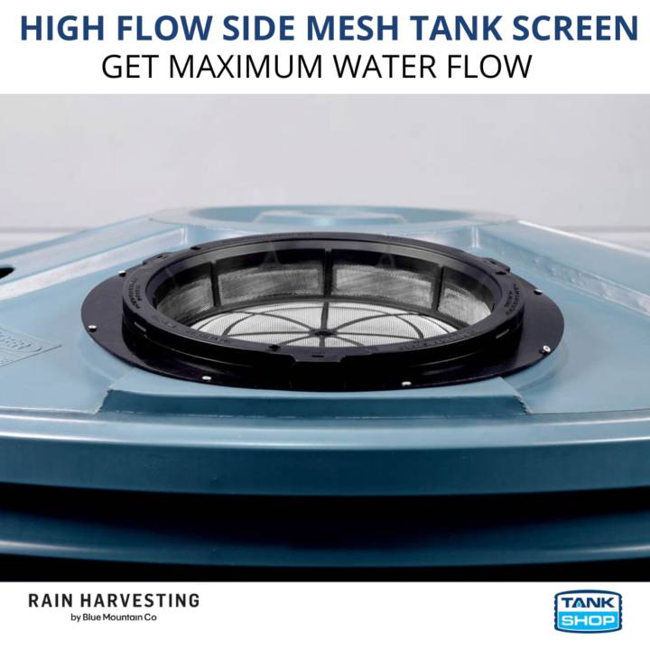 400mm High-Flow Side Mesh Tank Screen TATS15 (Rain Harvesting) - Tank Shop
