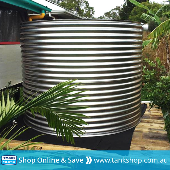 3000 Litre Round Stainless Steel Water Tank (Grade 304 or 316) | Tank Shop